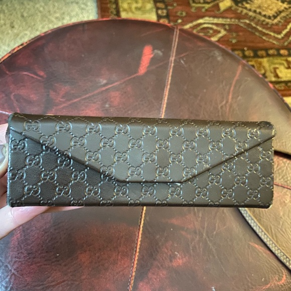Gucci | Accessories | Gucci Brown Glasses Case | Poshmark